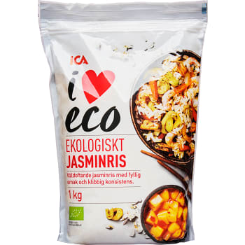 Jasminris Ekologisk 1kg ICA I love eco | Handla mat online från din ...