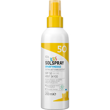 Solspray Barn SPF50 Oparfymerad 200ml ICA Hjärtat | Handla mat online ...