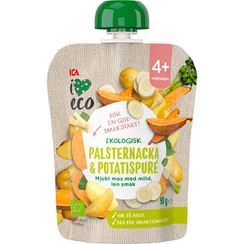 Smoothie Grönsaks- & fruktpuré Palsternacka & potatis 4+mån 90g ICA I ...