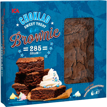 Brownie Choklad 285g ICA | Handla mat online från din lokala ICA-butik