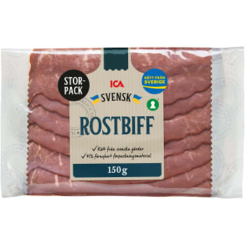 Rostbiff Storpack 150g ICA | Handla mat online från din lokala ICA-butik