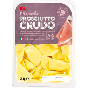 Ravioli Prosciutto Crudo 250g ICA | Handla mat online från din lokala ...