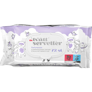 Tvättservetter Baby Parfymerad 72-p ICA | Handla mat online från din ...