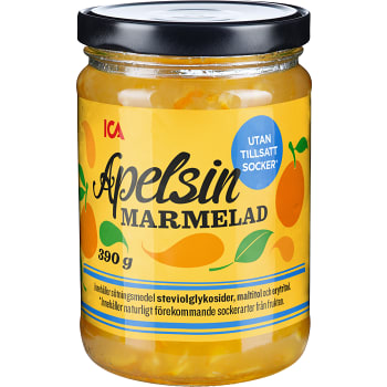 Apelsinmarmelad utan tillsatt socker 390g ICA | Handla mat online från din lokala ICA-butik