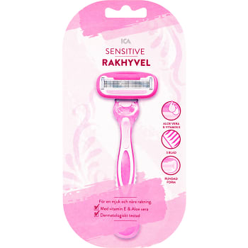 Rakhyvel Sensitive Dam 5-blad ICA | Handla mat online från din lokala ...