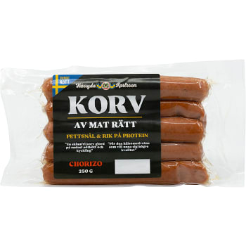 Mat Rätt korv Chorizo 250g Härryda Karlsson | Handla mat online från ...