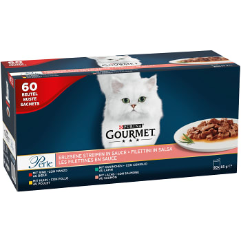 Kattmat Perle Jumbopack 60-p Gourmet Perle | Handla mat online från din ...