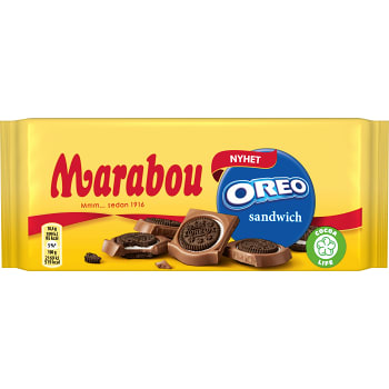 Oreo Sandwich 92g Marabou | Handla mat online från din lokala ICA-butik