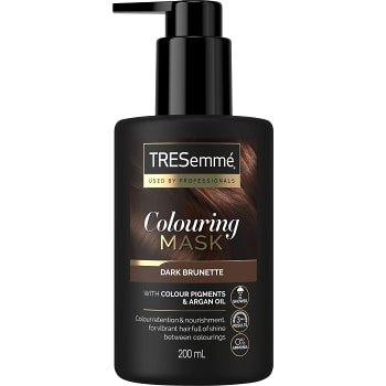 Inpackning Colour Enhancing Mask Dark Brunette 200ml Tresemmé | Handla ...