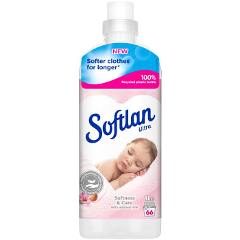 Sköljmedel Softness and Care Ultra 1l Softlan | Handla mat online från ...
