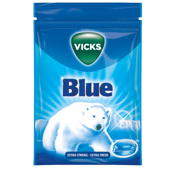 Halstablett Blue Extra Strong 72g Vicks | Handla mat online från din ...