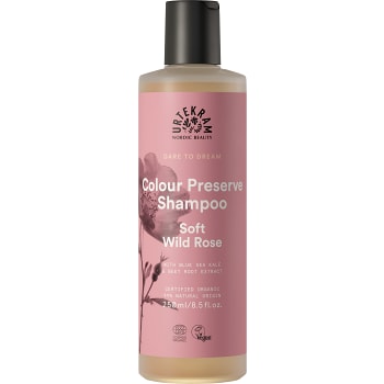 Color Preserve Shampoo Soft Wild Rose Shampoo 250 ml Urtekram | Handla ...