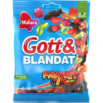 Godis Gott & Blandat favorit mix 190g Malaco | Handla mat online från ...