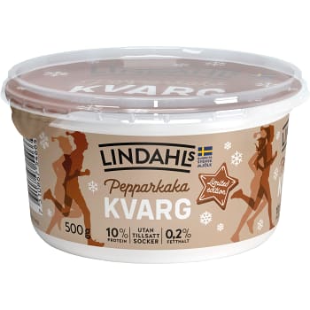 Kvarg Pepparkaka Ltd 500g Lindahls | Handla mat online från din lokala ...