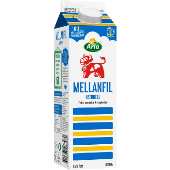 Mellanfil 1,5% 1000g Arla Ko® | Handla mat online från din lokala ICA-butik