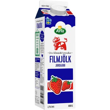 Filmjölk Jordgubb 2,7% 1000g Arla Ko® | Handla mat online från din ...