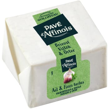Brieost Vitlök & Örter 150g Pave d'Affinois | Handla mat online från ...