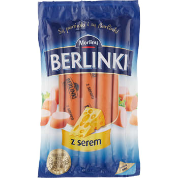Berlinki med ost 250g Morliny | Handla mat online från din lokala ICA-butik