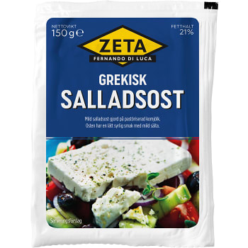 Salladsost 150g Zeta | Handla mat online från din lokala ICA-butik