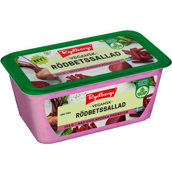 Rödbetssallad Vegansk 200g Rydbergs | Handla mat online från din lokala ...