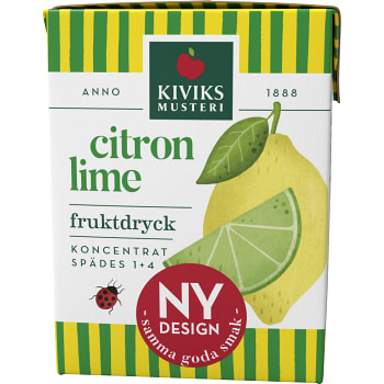 Lättdryck Citron & lime Koncentrat 2dl Kiviks | Handla mat online från ...