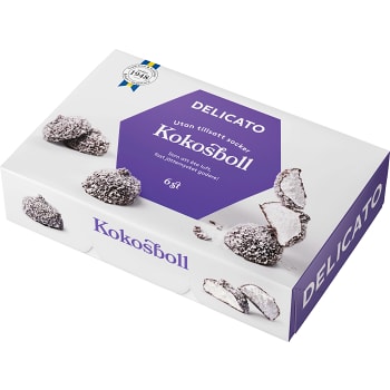 Kokosboll Glutenfri 90g Delicato | Handla mat online från din lokala ...