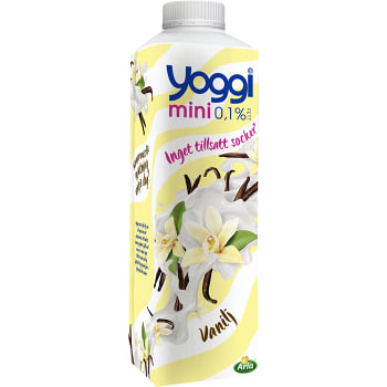 Yoghurt Mini Vanilj 0,1% 1000g Yoggi® | Handla mat online från din ...