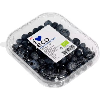 Blåbär Ekologiska 125g ICA I love eco | Handla mat online från din ...