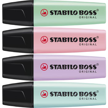 Boss Pastell 4-p Stabilo | Handla mat online från din lokala ICA-butik