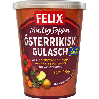 Österikisk gulaschsoppa 475g Felix | Handla mat online från din lokala ...