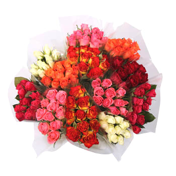 Rosor 10-p 40 cm Fairtrade varierande färger ICA | Handla mat online ...