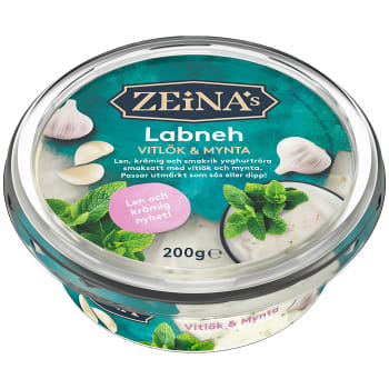 Labneh Vitlök & Mynta 200g ZEINAS | Handla mat online från din lokala ...