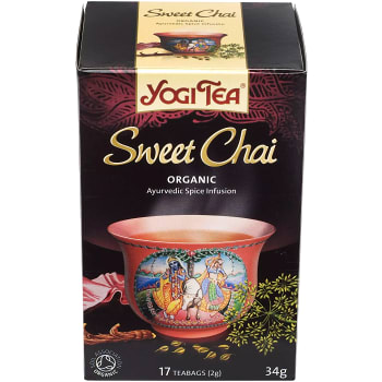 Sweet chai 17-p KRAV Yogi Tea | Handla mat online från din lokala ICA-butik