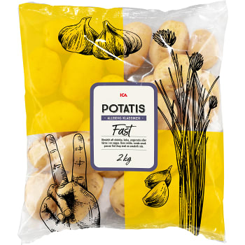 Potatis Fast 2kg Klass 1 ICA | Handla mat online från din lokala ICA-butik