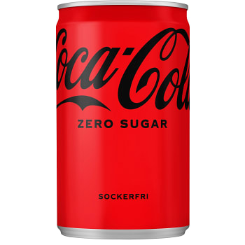 Läsk Zero Mini 15cl Coca-Cola | Handla mat online från din lokala ICA-butik