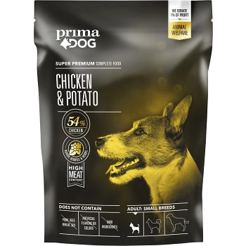 Torrfoder kyckling vuxen 1,5kg PrimaDog | Handla mat online från din ...