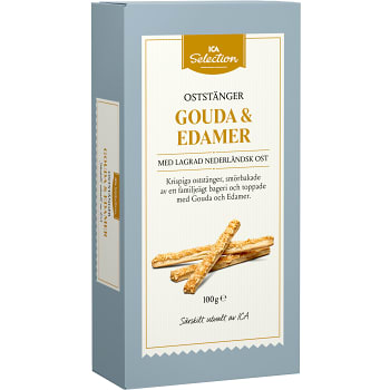 Oststänger Gouda Edamer 100g ICA Selection | Handla mat online från din ...