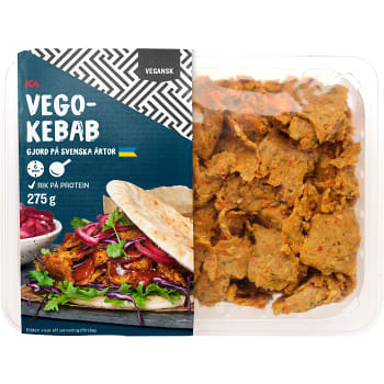 Vegokebab 275g ICA | Handla mat online från din lokala ICA-butik