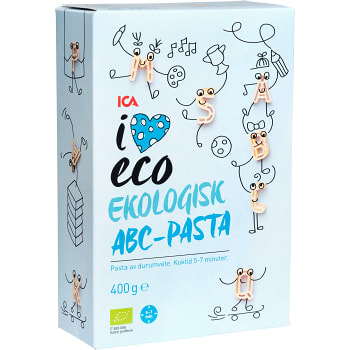 ABC-pasta 400g ICA I love eco | Handla mat online från din lokala ICA-butik