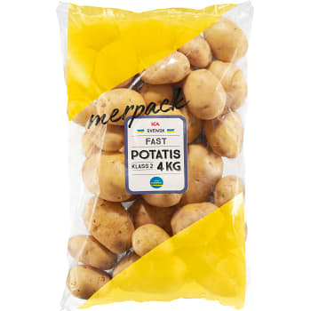 Potatis Fast 4kg Klass 2 ICA | Handla mat online från din lokala ICA-butik