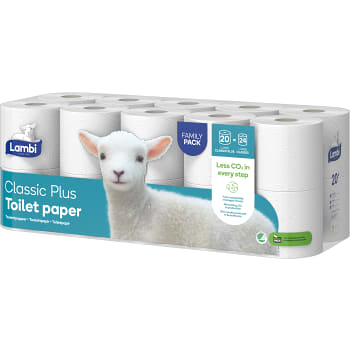 Toalettpapper PLUS 2400g Lambi | Handla mat online från din lokala ICA-butik