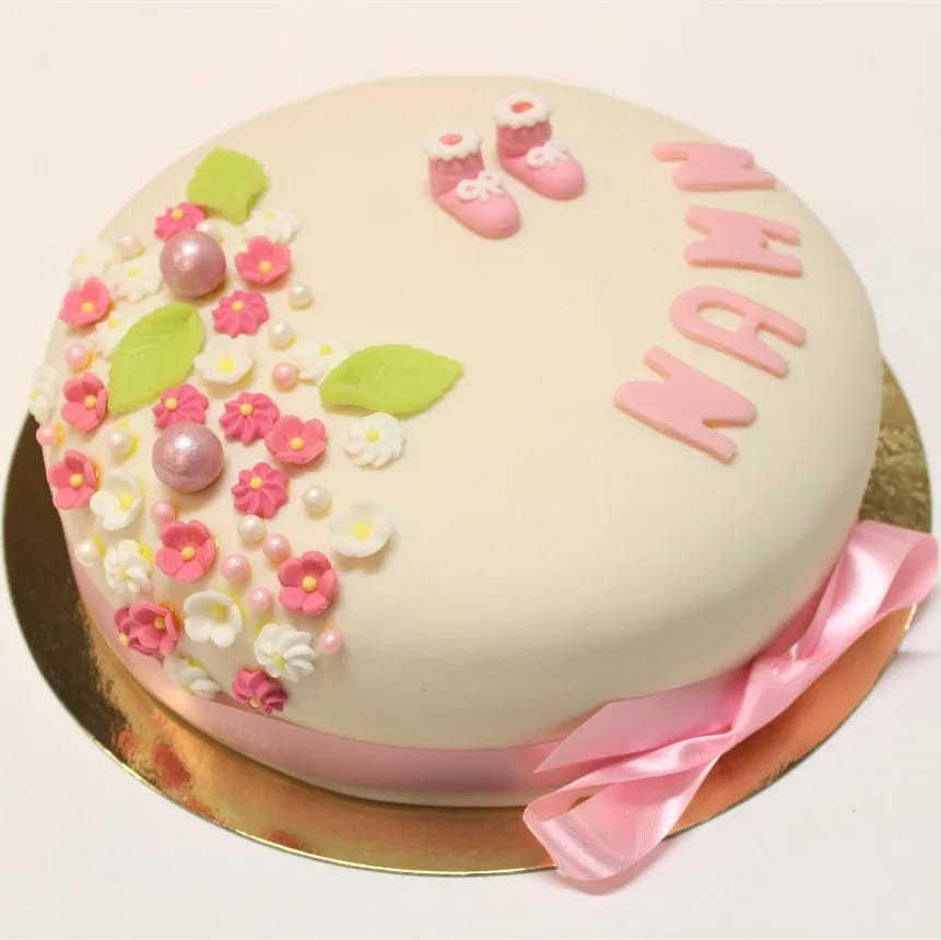 Dop-/baby shower tårta - Produktsida | Catering ICA Kvantum Gällivare