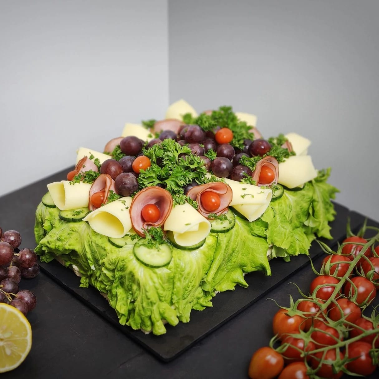 Smörgåstårta Skinka & ost | Catering ICA Kvantum Boden