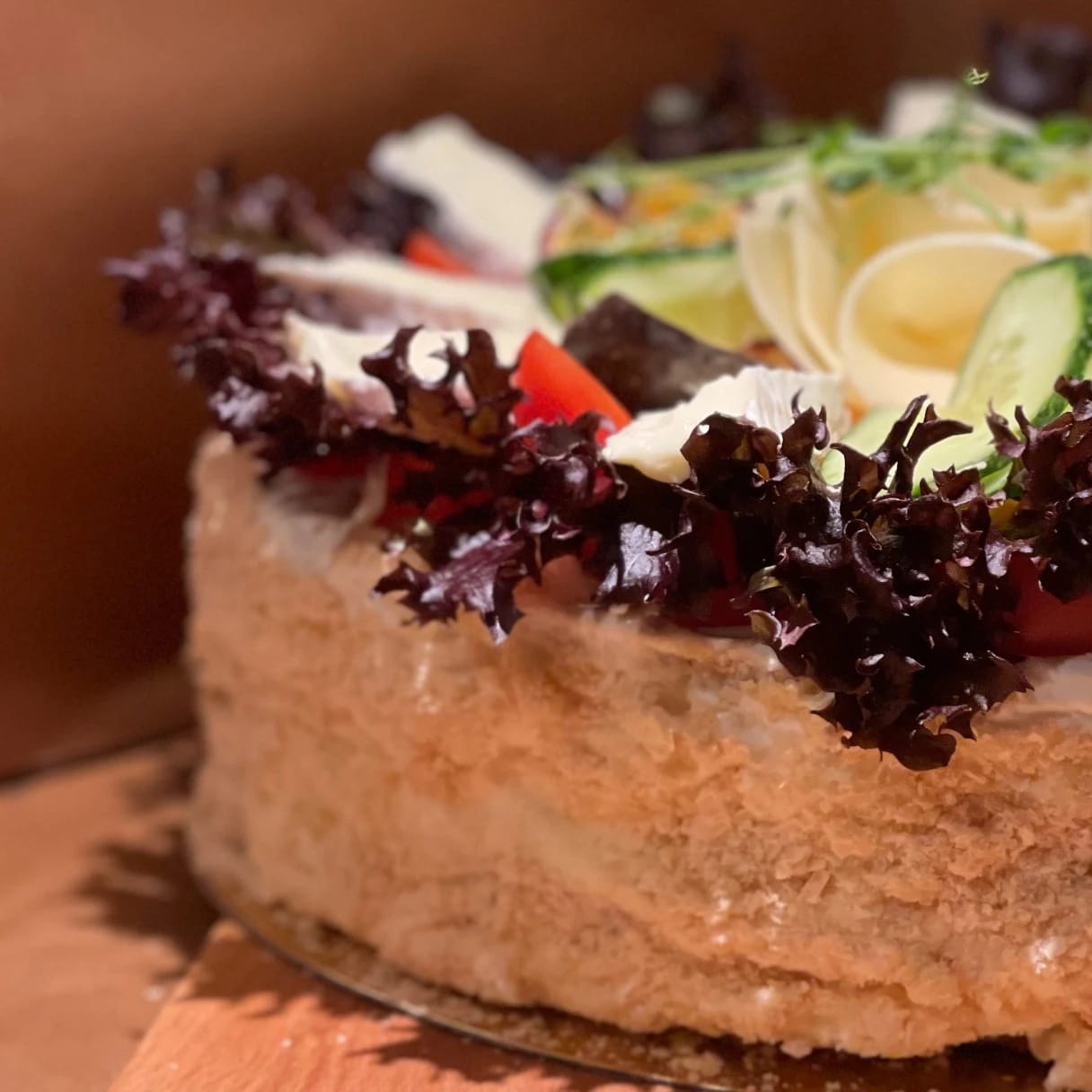 Smörgåstårta ost - Produktsida | Catering ICA Kvantum Munkebäck