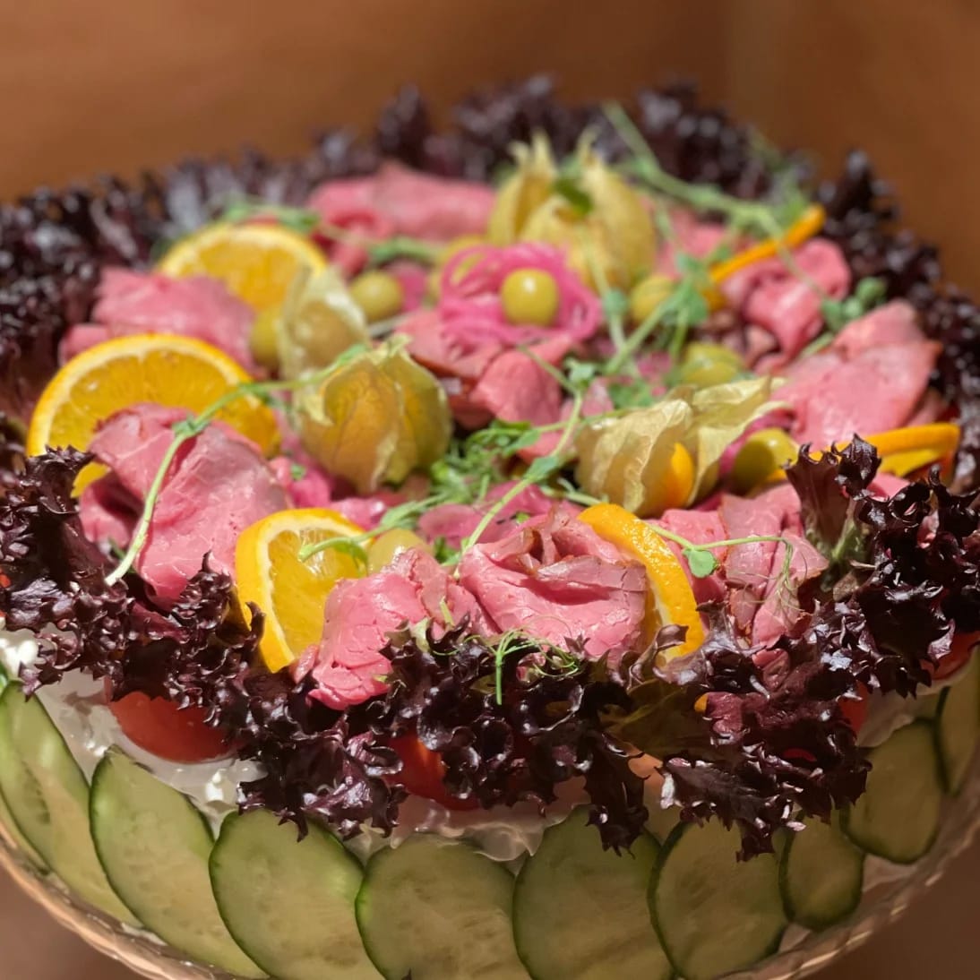 Smörgåstårta med rostbiff - Produktsida | Catering ICA Kvantum Munkebäck