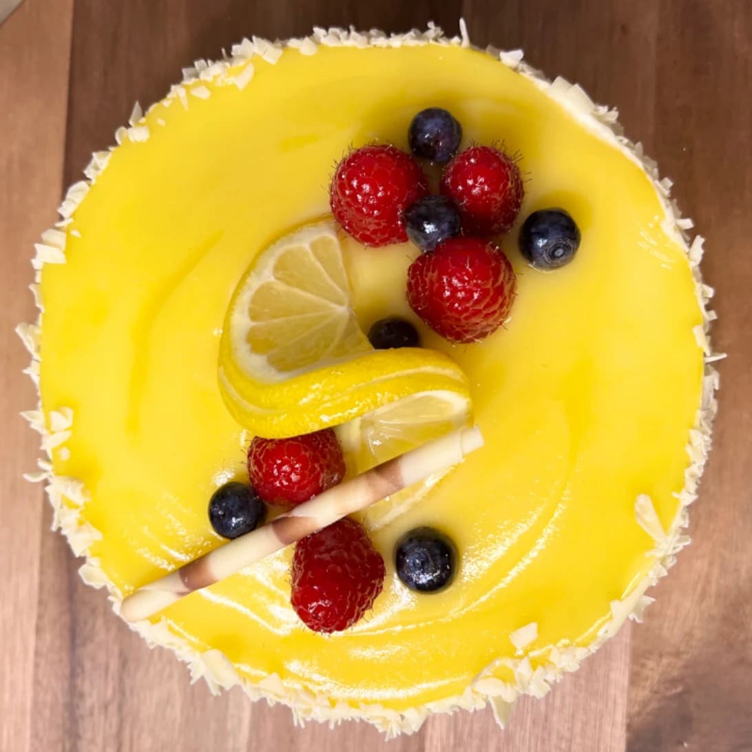 Hallon & Citrontårta | Catering ICA Maxi Alingsås