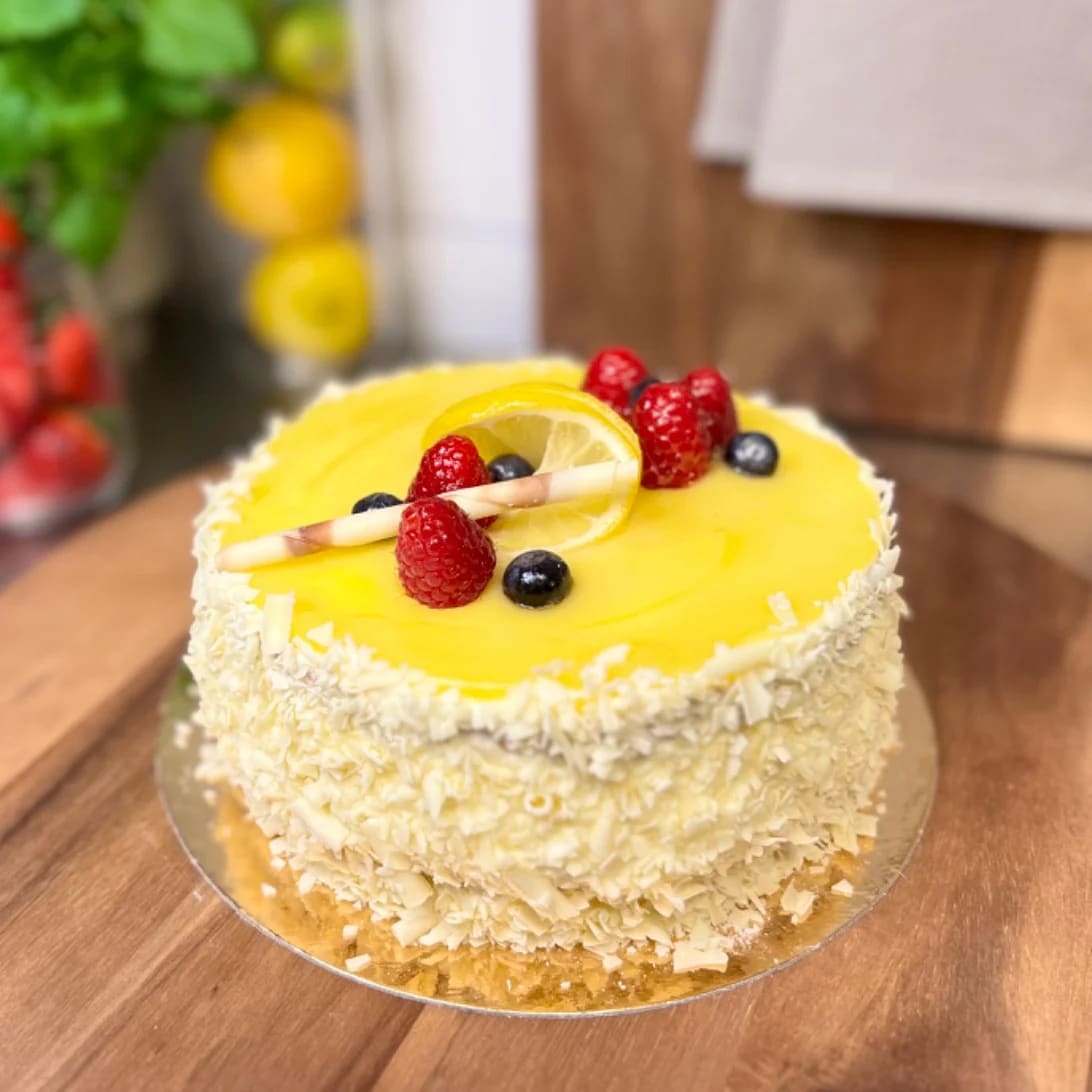 Hallon & Citrontårta | Catering ICA Maxi Alingsås