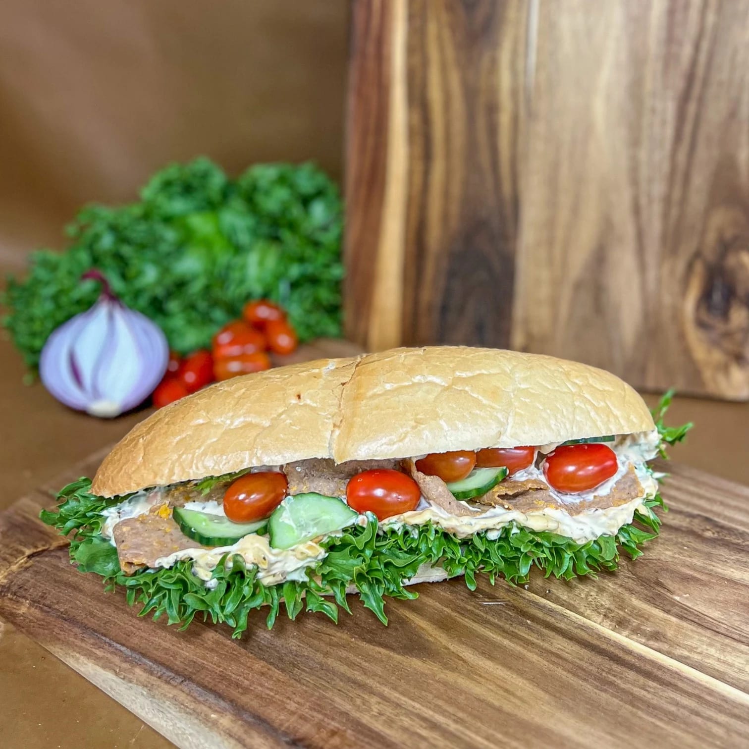 Baguette med kebab | Catering ICA Supermarket Mora