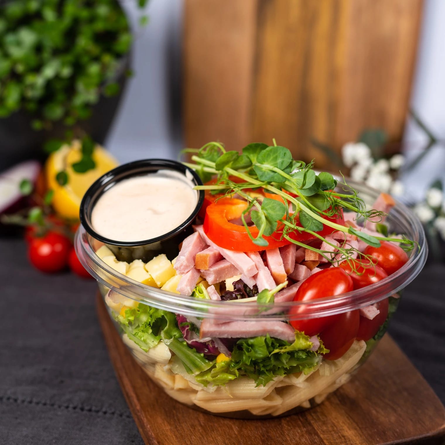 Ost & skinksallad | Catering ICA Maxi Falun