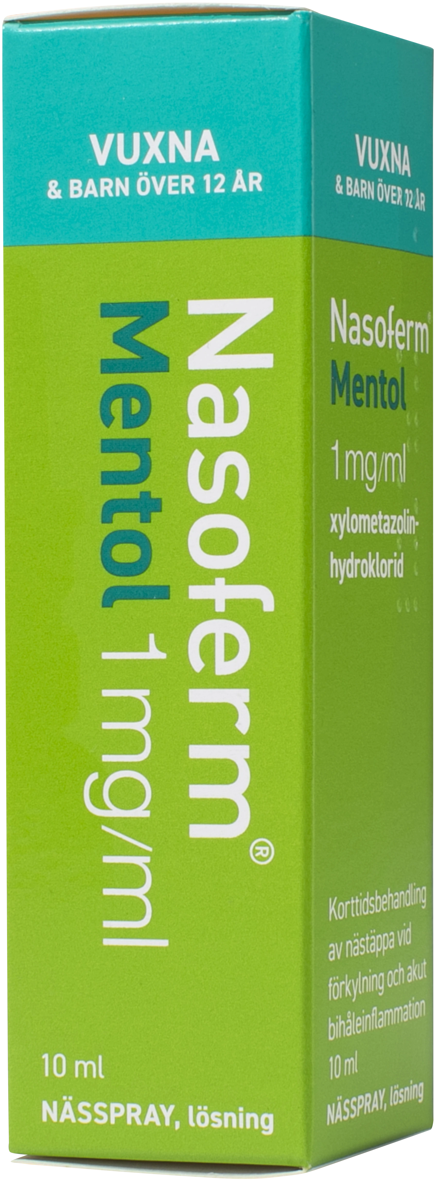 Nasoferm Mentol Nässpray 10ml | Apotek Hjärtat